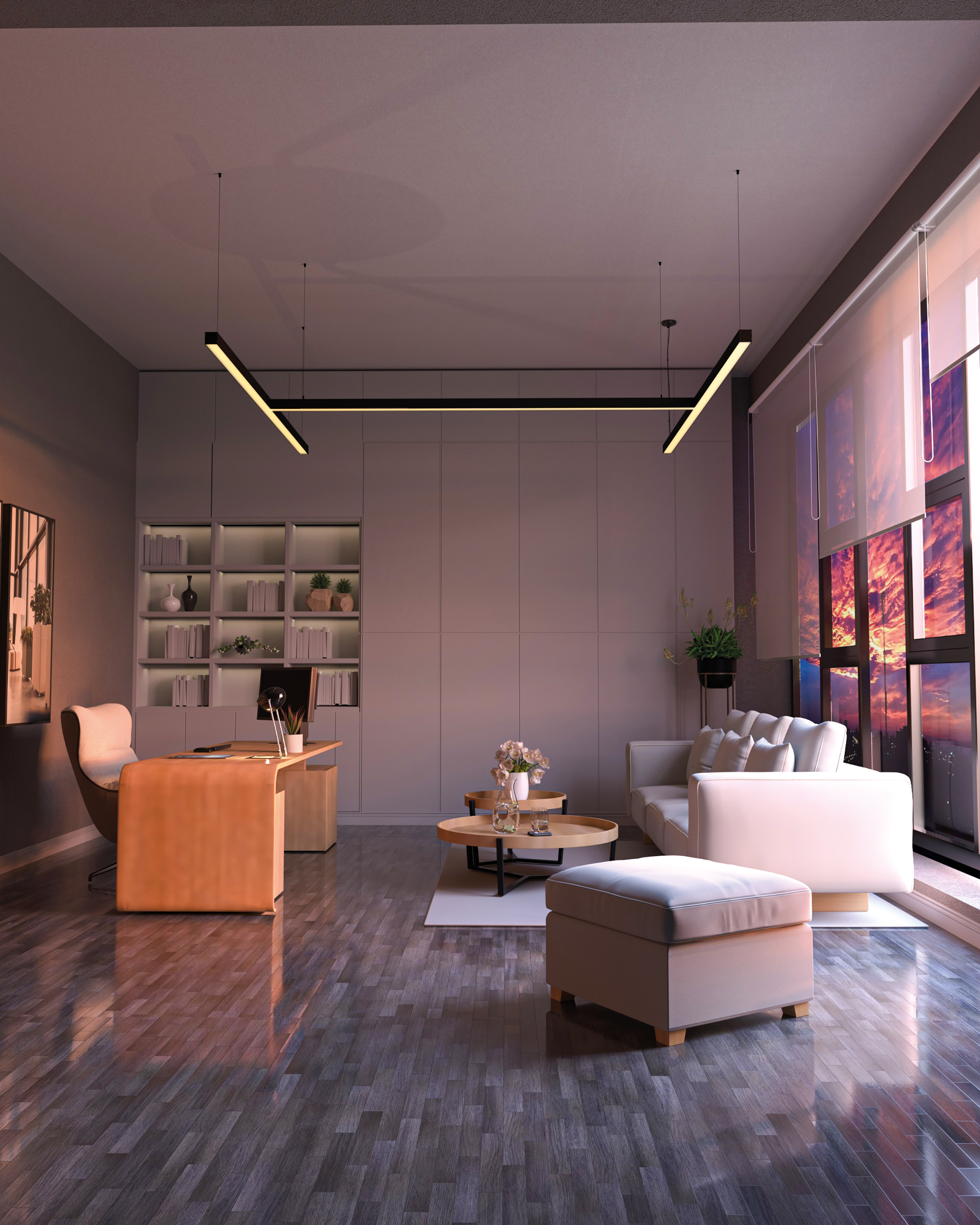 skyled cronos L100 luminaire | Luz Negra